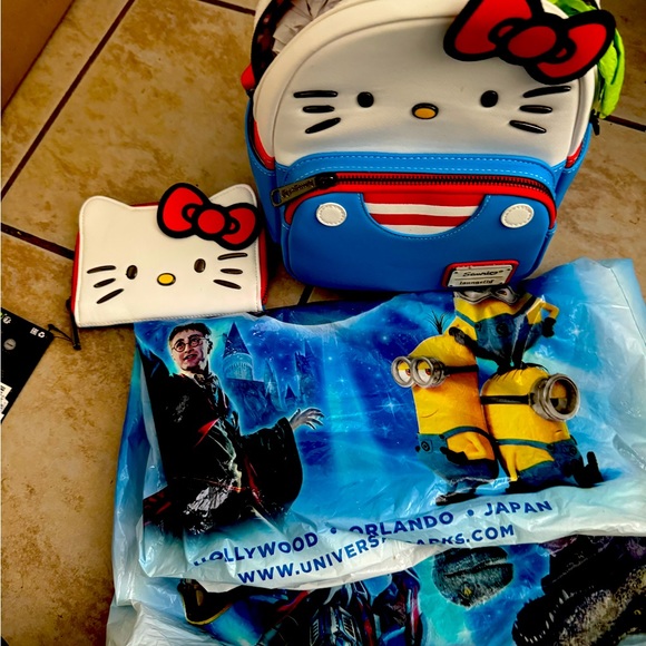 Accessories | Hello Kitty Mini Backpack Matching Wallet From Universal ...